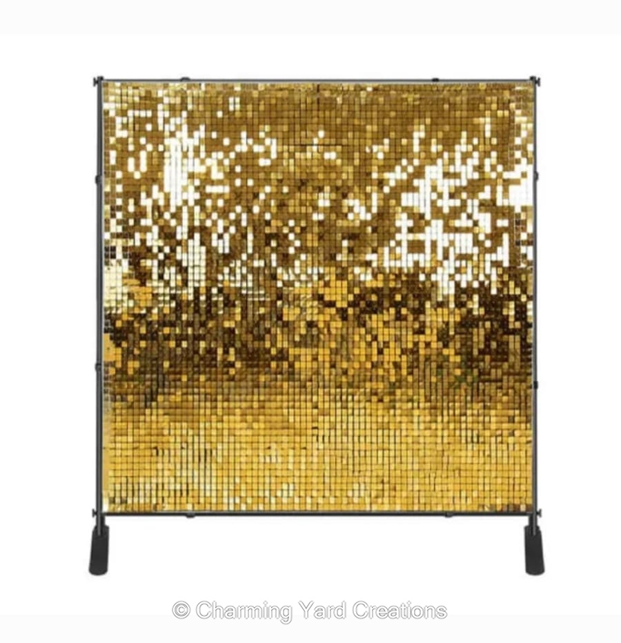 Gold Shimmer Wall