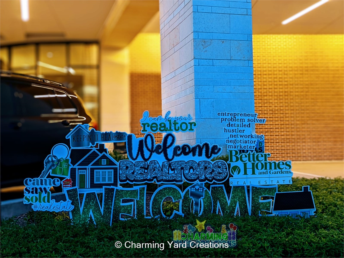 Realtor Yard Greeting / Yard sign/ yard card